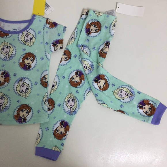 Disney | Pajamas | Disney Frozen Elsa Anna Cute Pajama Set | Poshmark